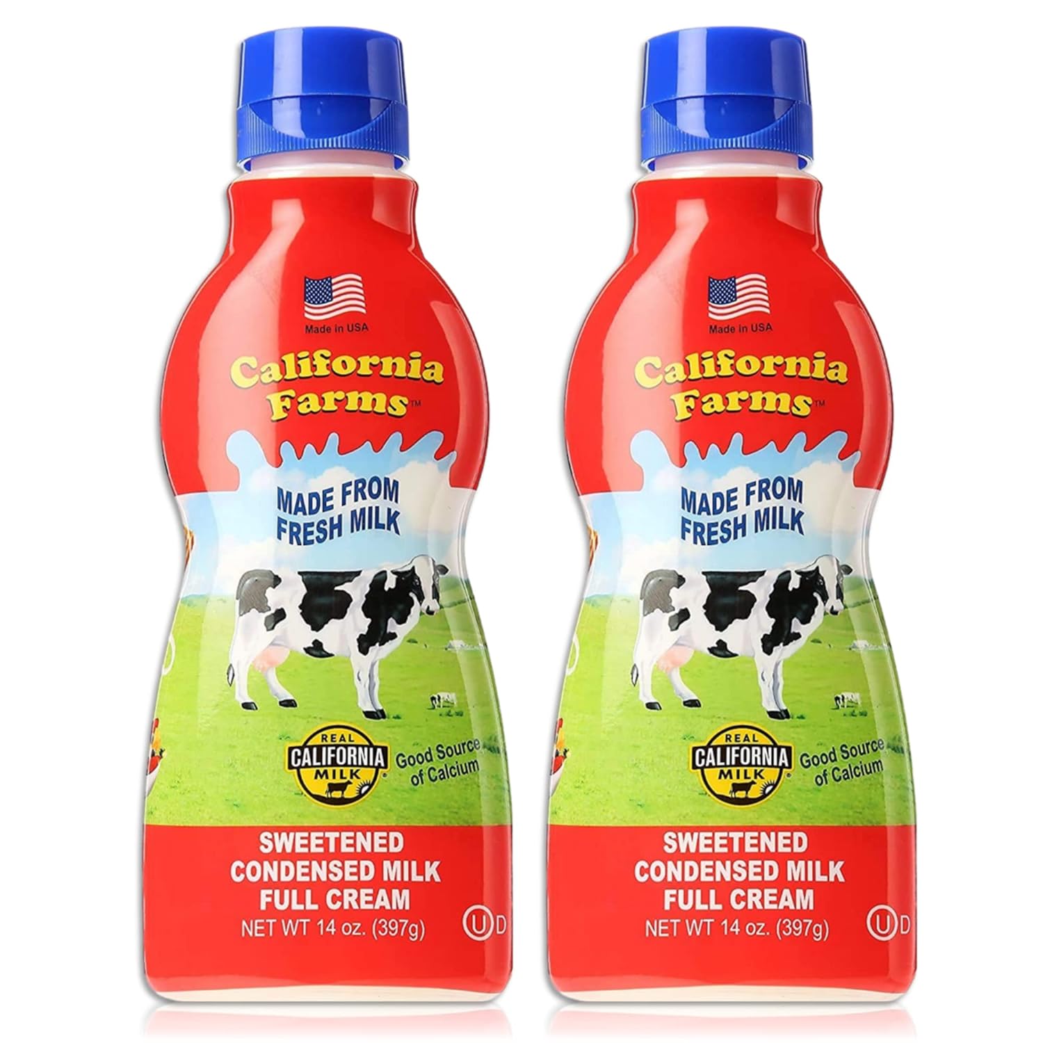 California Farms Sweetened Condensed Milk Full Cream in Squeeze Bottle ...