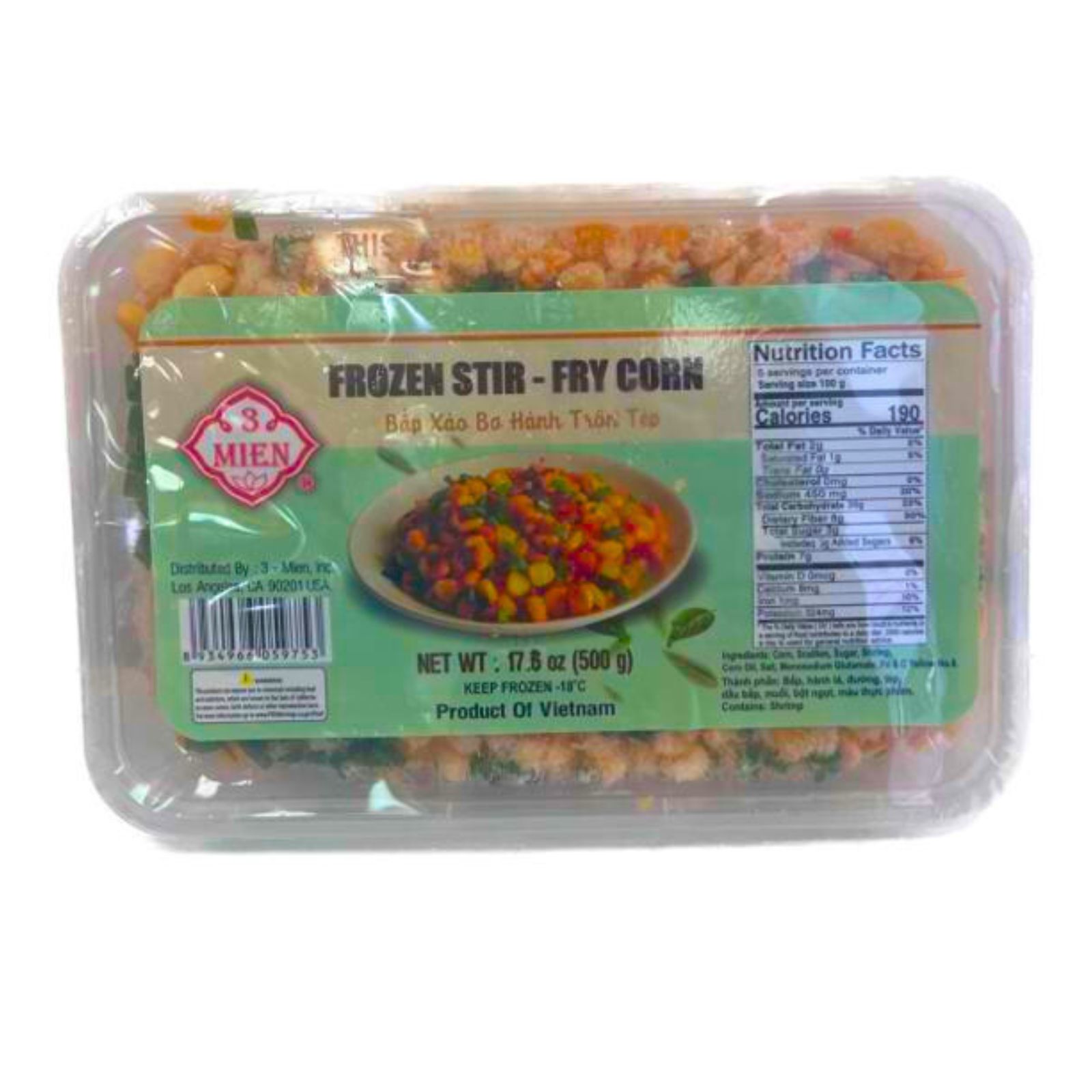 FROZEN STIR-FRY CORN Beg Yao Bo Hanh Tron To | Phan Thiet Oriental Market