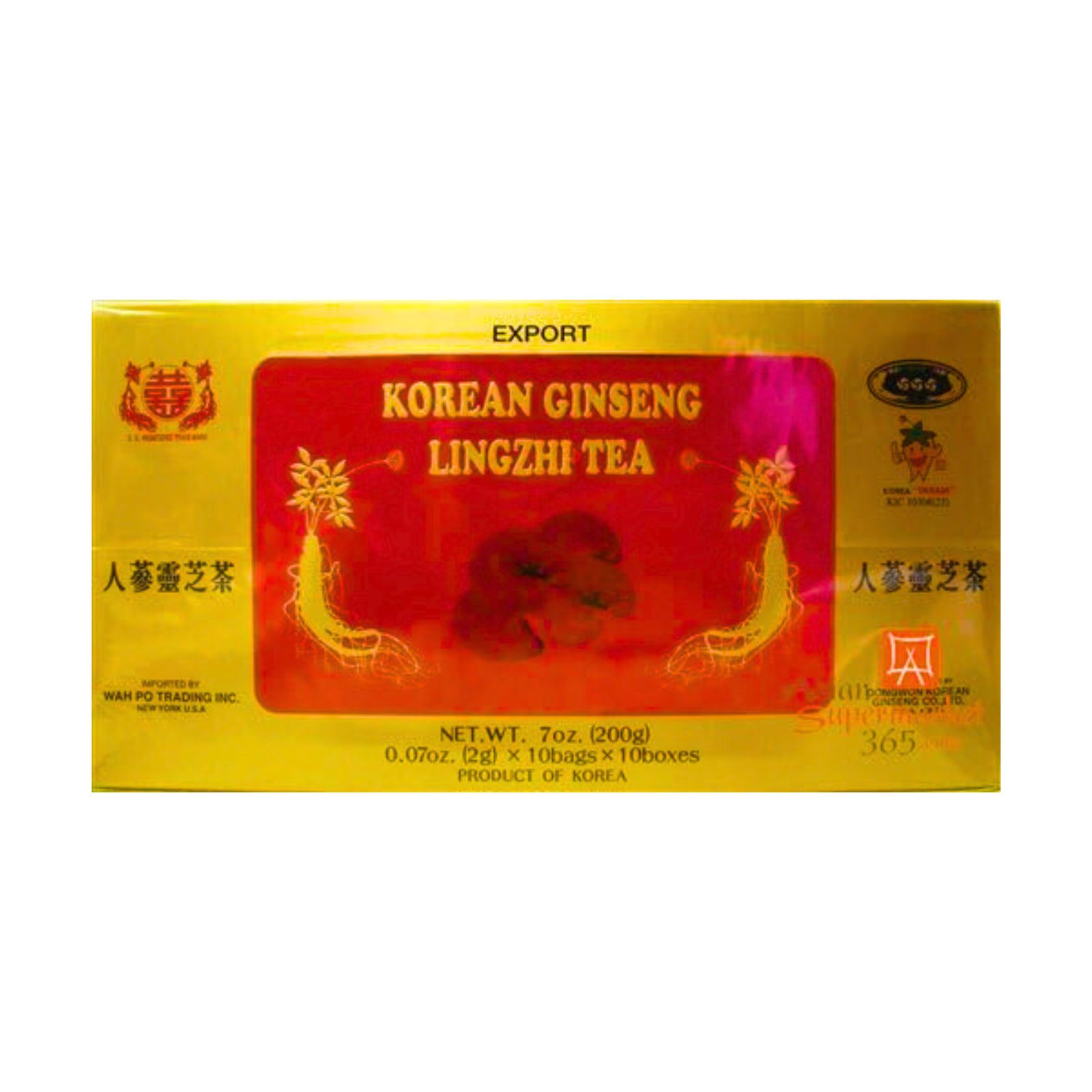 Korean Ginseng Lingzhi Tea | Phan Thiet Oriental Market